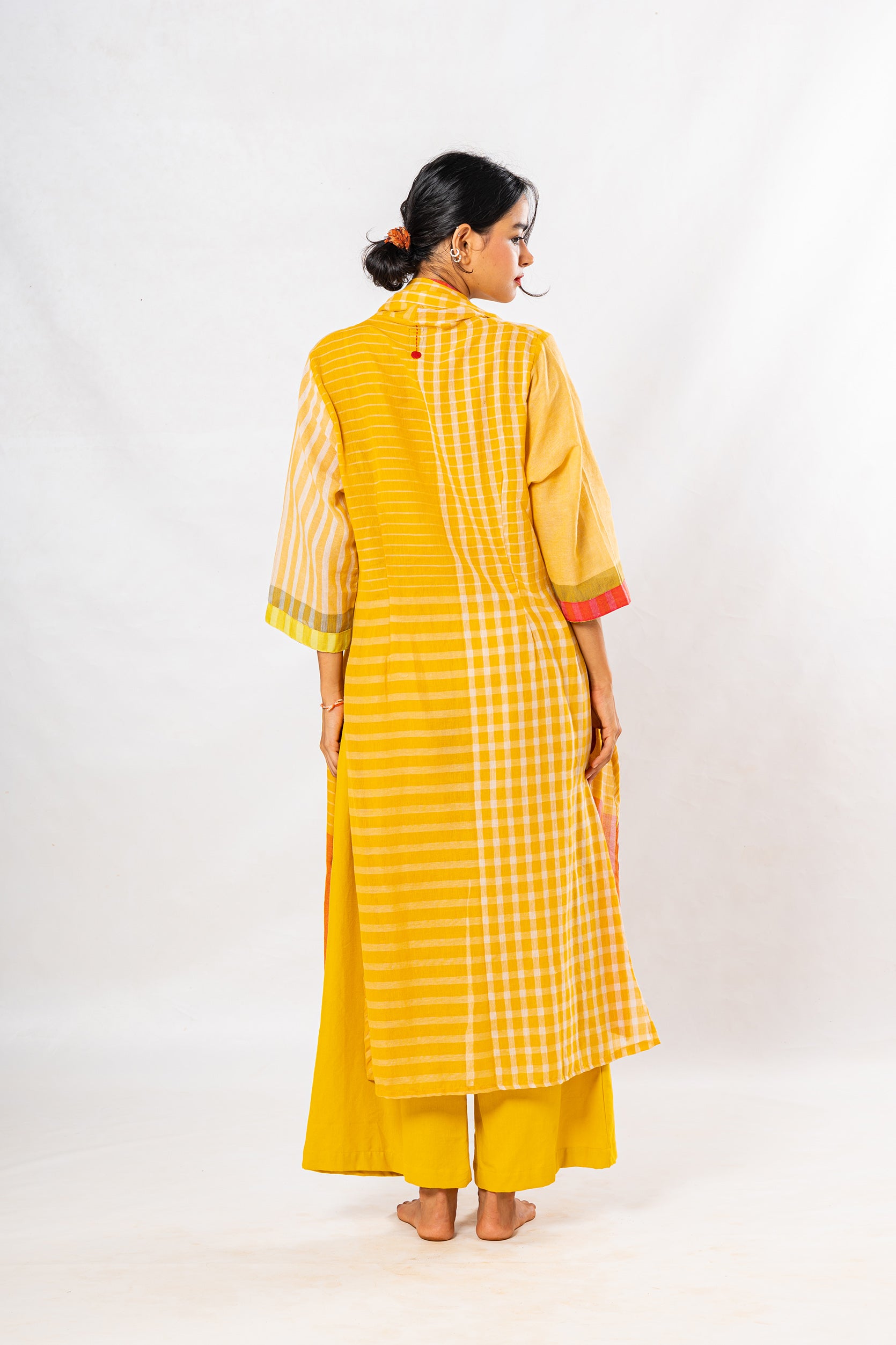 Set of 4- Moh Turmeric Cotton Pant Set – Upasana Design Studio